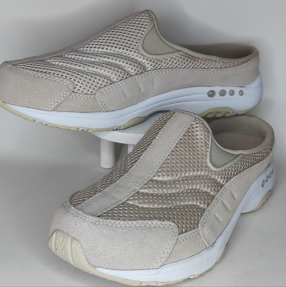 Easy Spirit | Shoes | Easy Spirit Leather Sneakers New In Box Womens ...